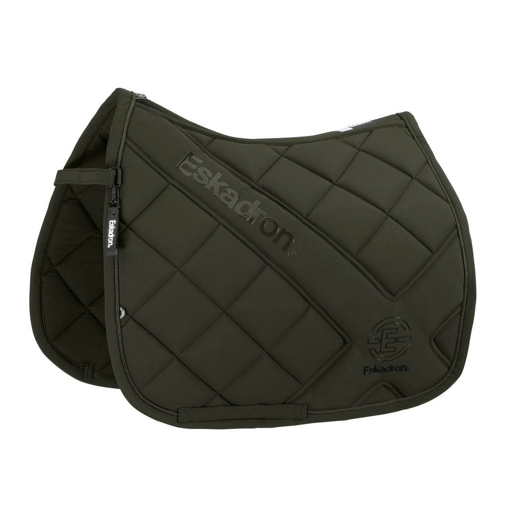 Eskadron Dynamic deep green softshell bicross saddlepad – Matchy Dressage